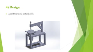 Design and fabrication of scroll saw machine | PPTX