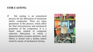 Design and fabrication of spur gear using metal matix composite | PPTX