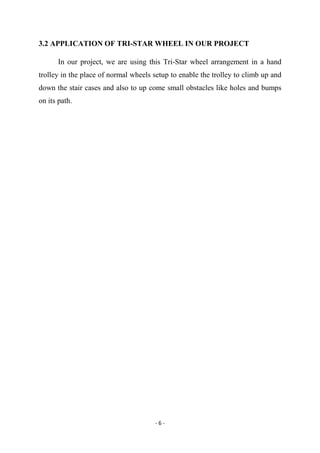 Design and fabrication of stair climber trolley | PDF