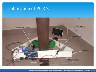 Design and fabrication of wheeled pole climbing robot with payload capacity | PPTX