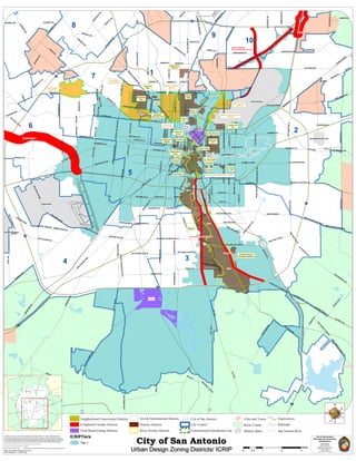 City of San Antonio Design Districts & Form Based Zoning | PDF