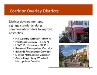 City of San Antonio Design Districts & Form Based Zoning | PDF