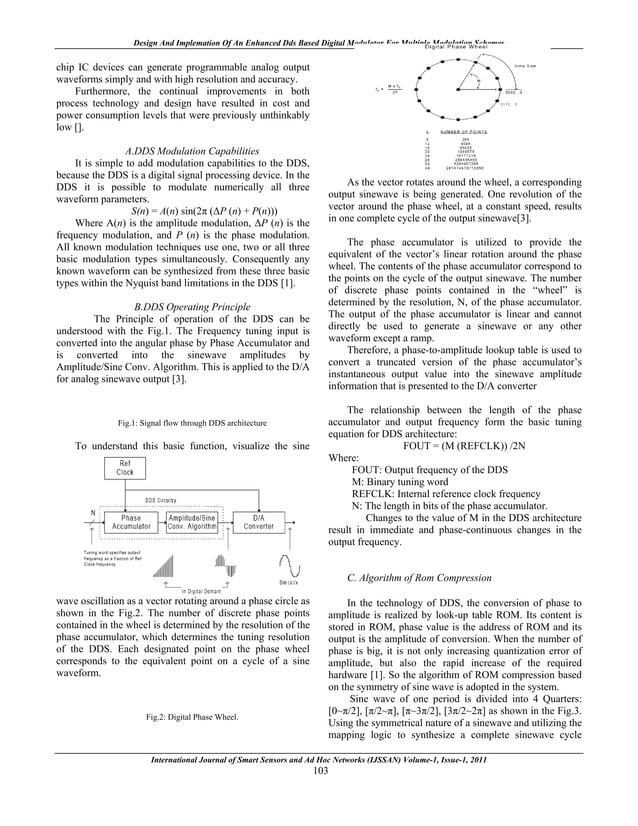 Design and implemation of an enhanced dds based digital | PDF