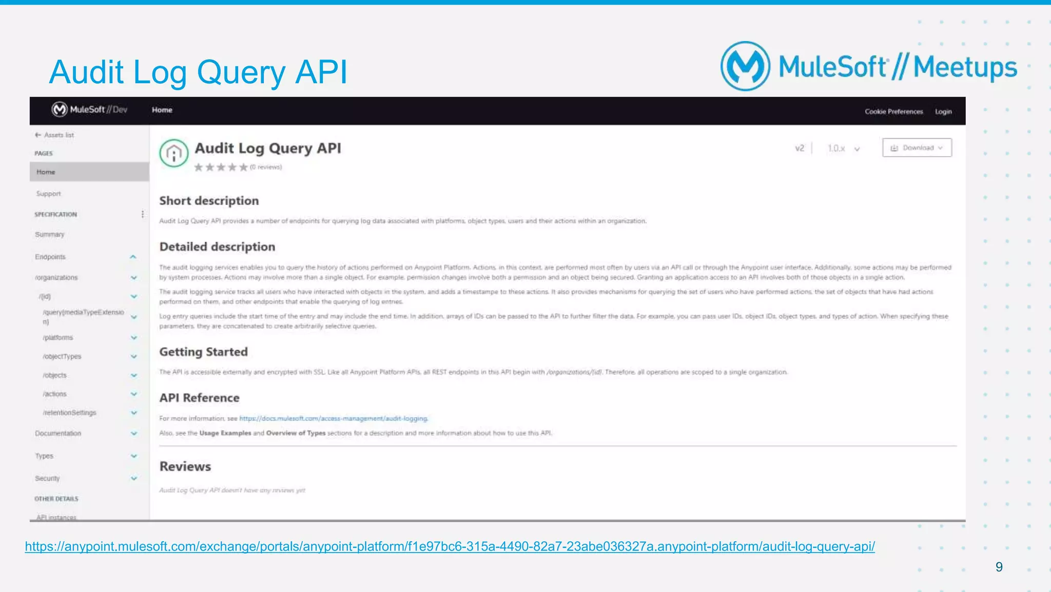 Design and Implementation Anypoint Platform Audit Logs Splunk Integration | PPTX