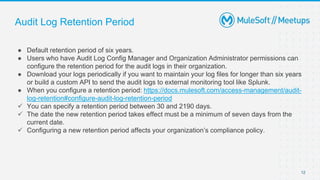 Design and Implementation Anypoint Platform Audit Logs Splunk ...