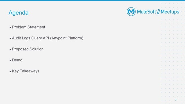 Design and Implementation Anypoint Platform Audit Logs Splunk Integration | PPTX