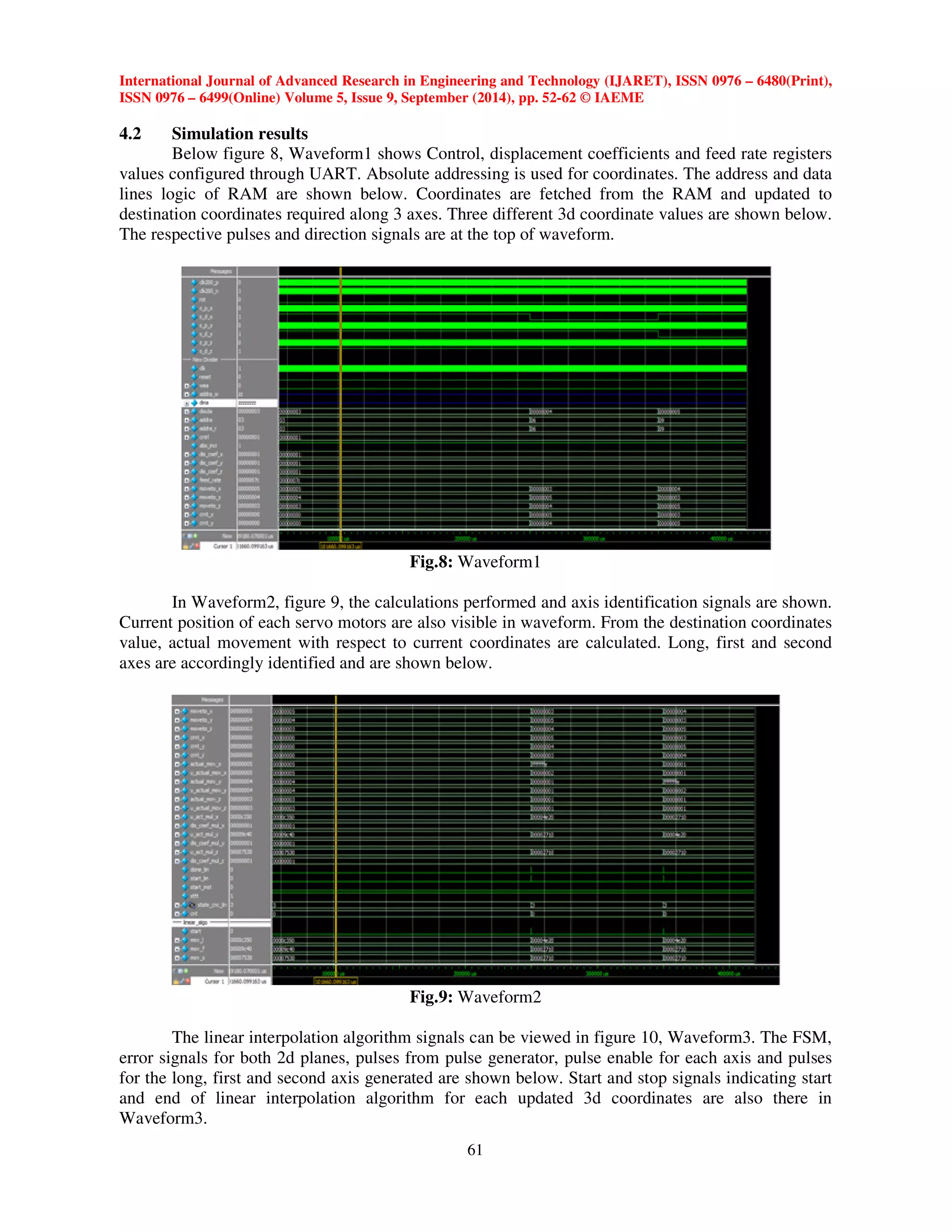 Design and implementation of 3 axis linear interpolation controller in fpga for cnc machines and ...