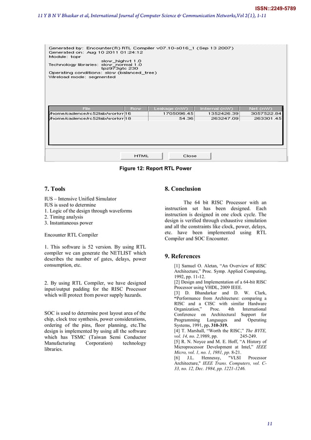 Design And Implementation Of 64 Bit Risc Processor Using Systempdf