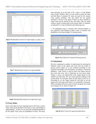 Design and implementation of a fuzzy based tsunami warning system | PDF