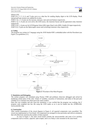 Design and implementation of a generator power sensor and shutdown timer | PDF | Radio Control ...