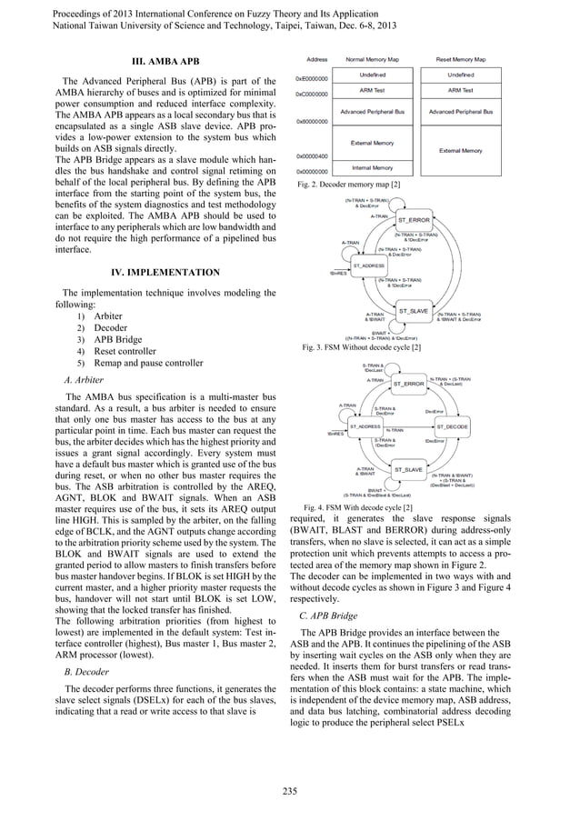 Design And Implementation Of Amba Asb Apb Bridge Pdf Computer