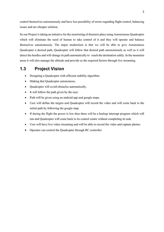 Design and implementation of autonomous quadcopter converted | PDF