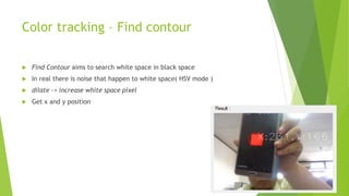 Design and implementation of color tracking method on Chess Robot Using Camera | PPT