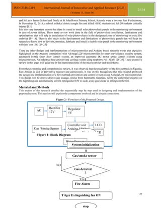 DESIGN AND IMPLEMENTATION OF FIRE PREVENTION AND CONTROL SYSTEM USING ...