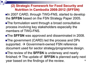 Design and implementation of food security strategies in Cambodia | PDF