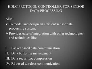 Design and implementation of hdlc procedures | PPTX