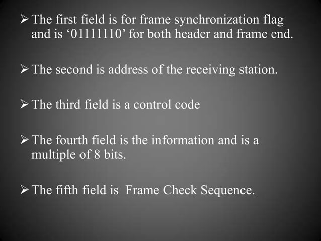 Design and implementation of hdlc procedures | PPT Design and implementation of hdlc procedures | PPT
