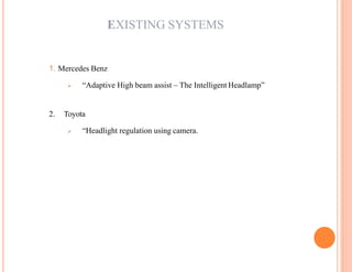 Design and implementation of night time vehicle detection for automatic ...