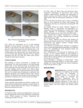 Design and implementation of path planning algorithm for wheeled mobile ...