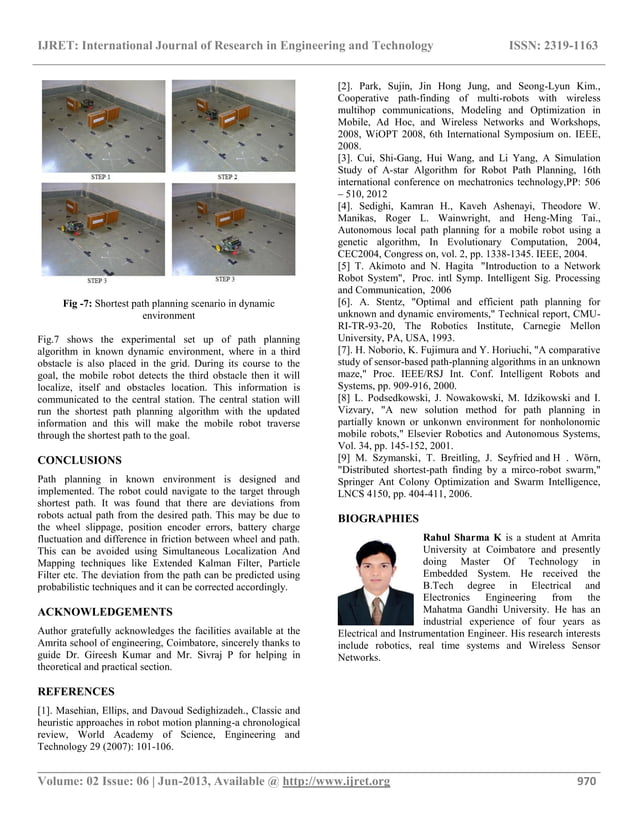 Design and implementation of path planning algorithm for wheeled mobile robot in a known dynamic ...