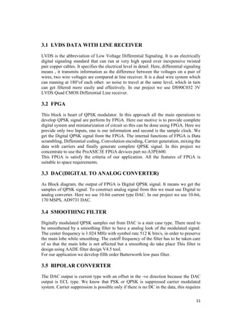 Design and implementation of qpsk modulator using digital subcarrier ...
