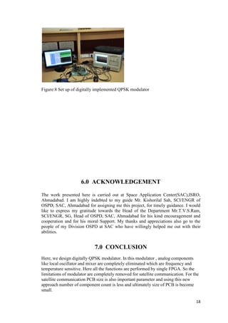 Design and implementation of qpsk modulator using digital subcarrier ...