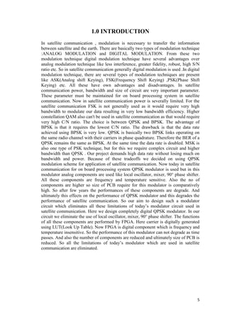 Design and implementation of qpsk modulator using digital subcarrier ...
