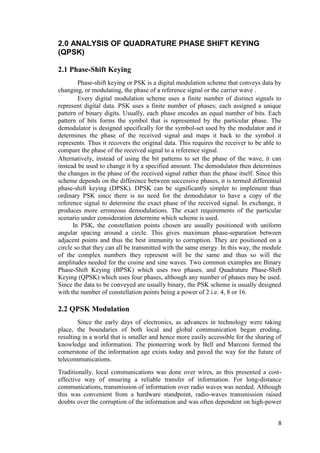 Design and implementation of qpsk modulator using digital subcarrier ...