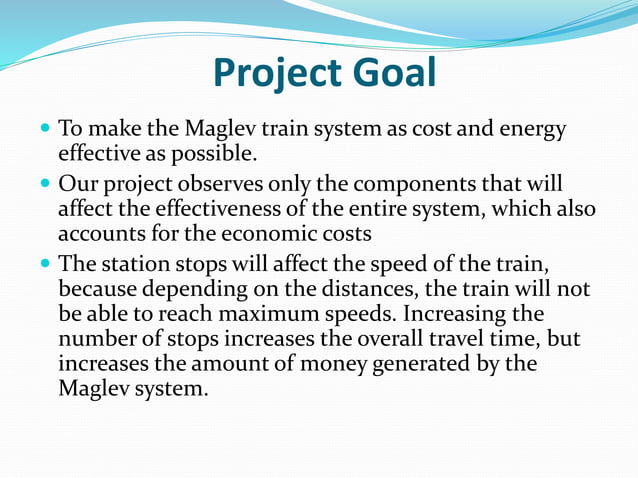 Design and implementation of small scale maglev train model | PPTX