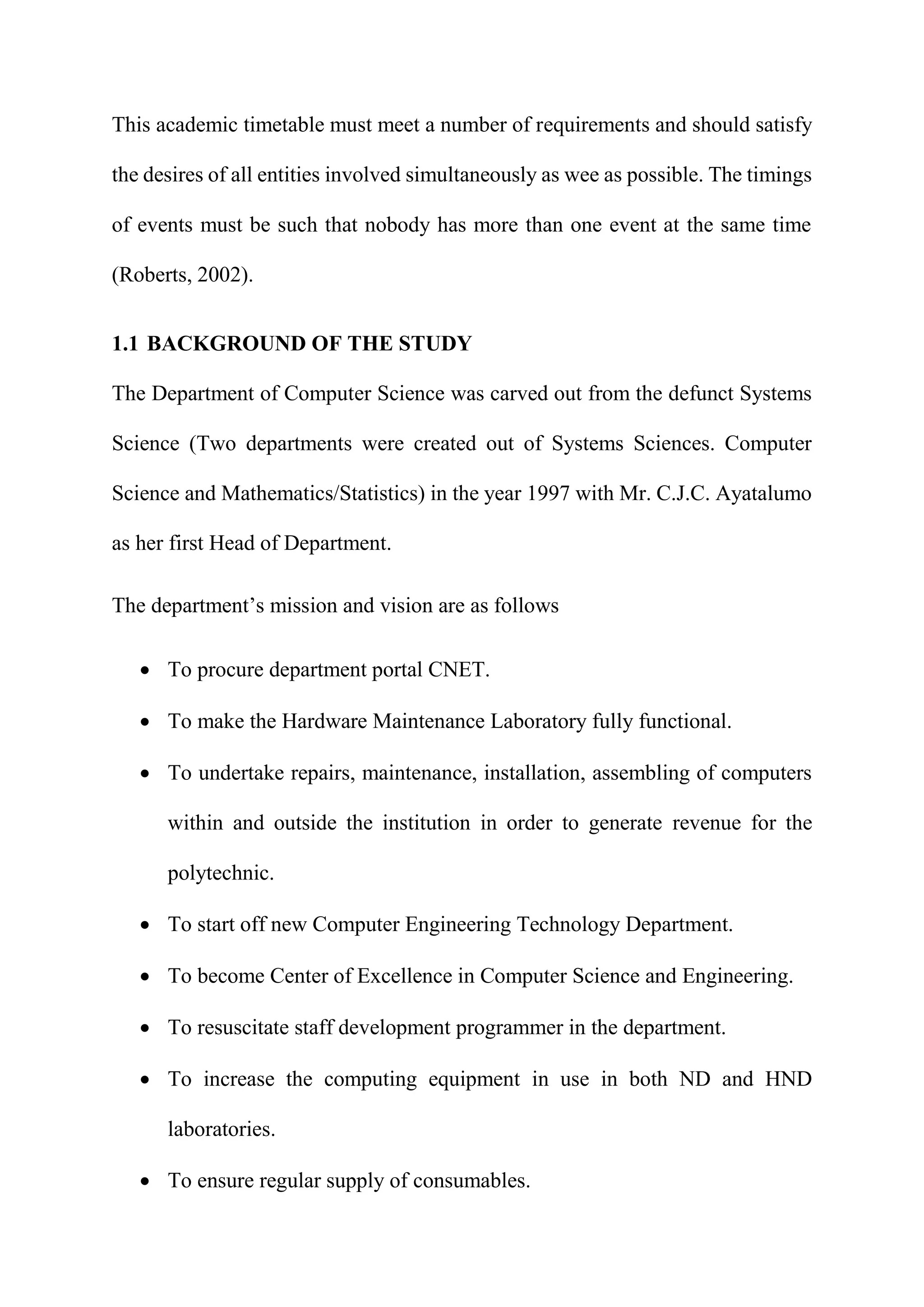 Design and implementation of students timetable management system | PDF