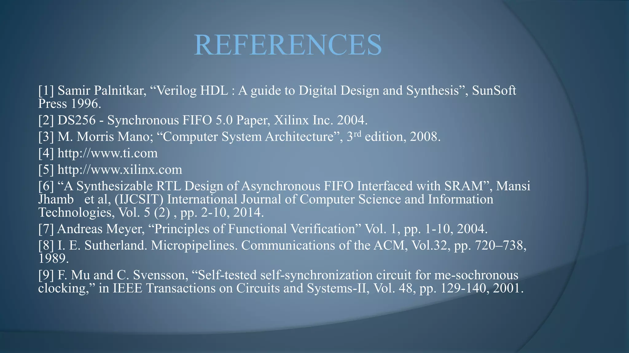 Design and Implementation of Synchronous FIFO Interfaced with RAM.pptx