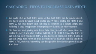 Design and Implementation of Synchronous FIFO Interfaced with RAM.pptx