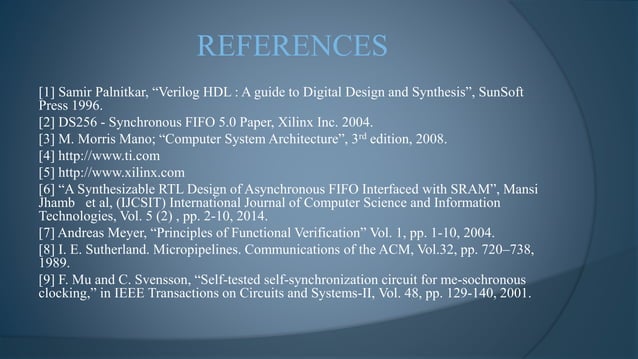 Design and Implementation of Synchronous FIFO Interfaced with RAM.pptx