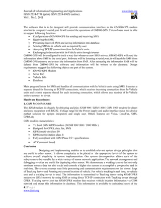 Design and implementation of vehicle tracking system using gps | PDF