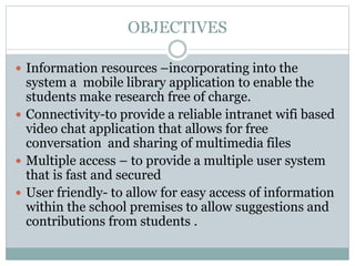 Design and implementation of video chatting systemonyeka | PPTX ...