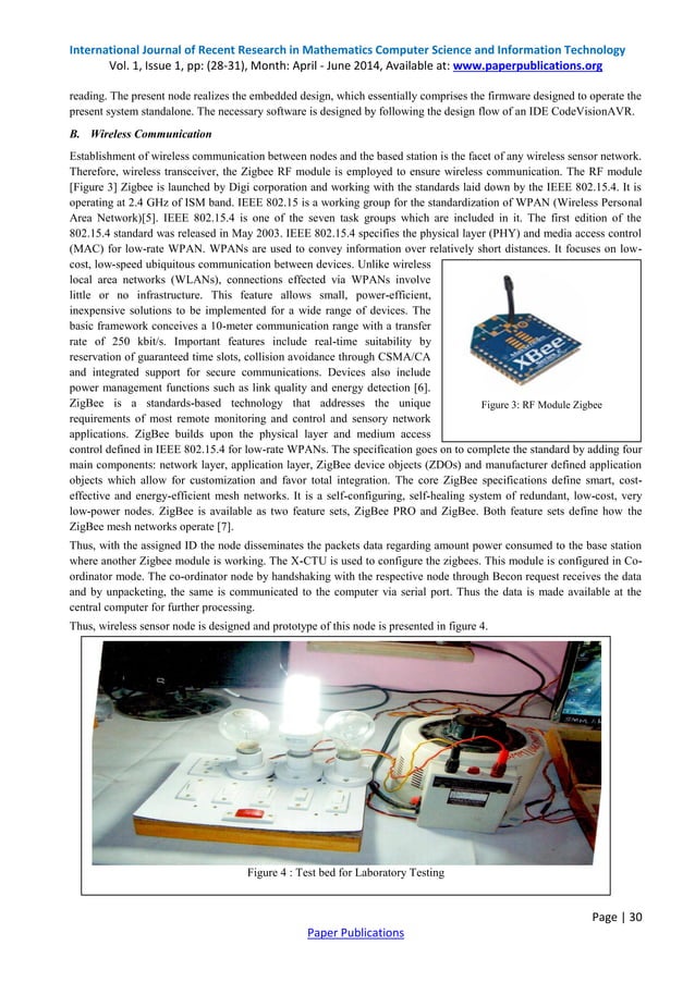 Design and Implementation of Wireless Sensor Node for WSN for Automatic Meter Reading | PDF ...