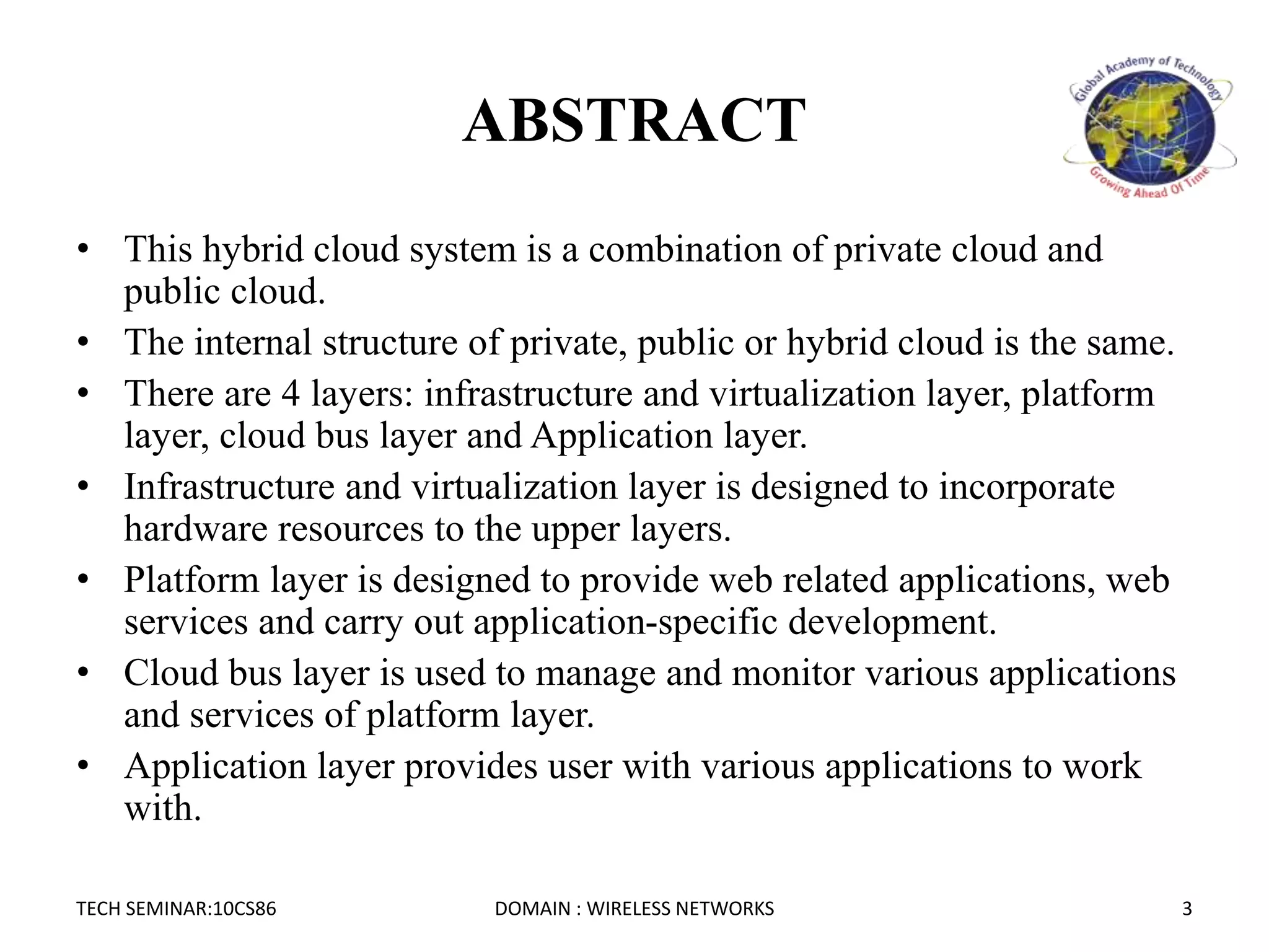 Design And Inplementation Of Hybrid Cloud Computing Architecture Based