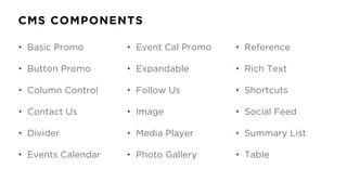 CMS Design and Layout Best Practices (v4) | PPT