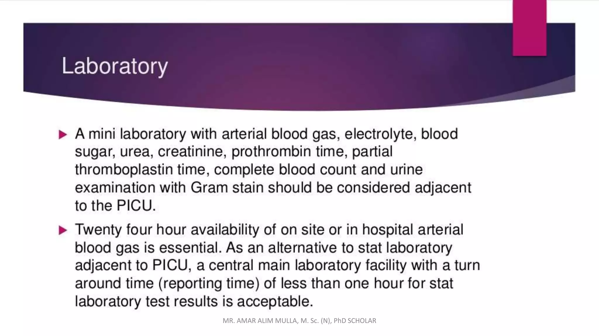 Design and layout of paediatric unit | PPTX