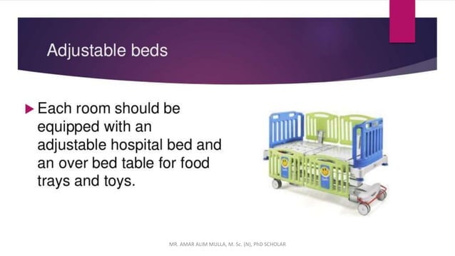 Design and layout of paediatric unit | PPTX | Medical Health