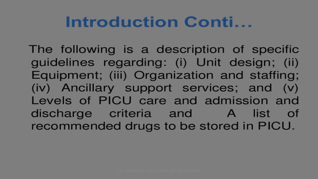 Design and layout of paediatric unit | PPTX | Medical Health