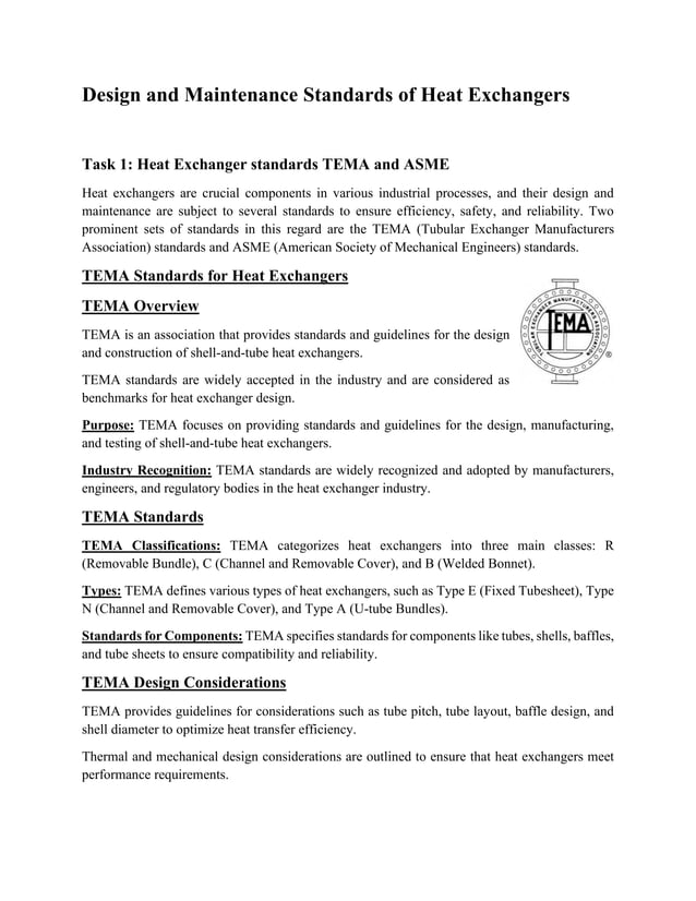 Design and Maintenance Standards of Heat Exchangers.pdf