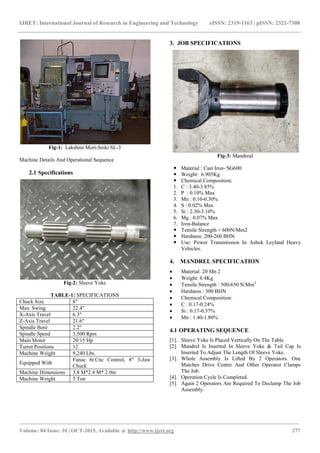 Design and manufacturing of drive center mandrel | PDF