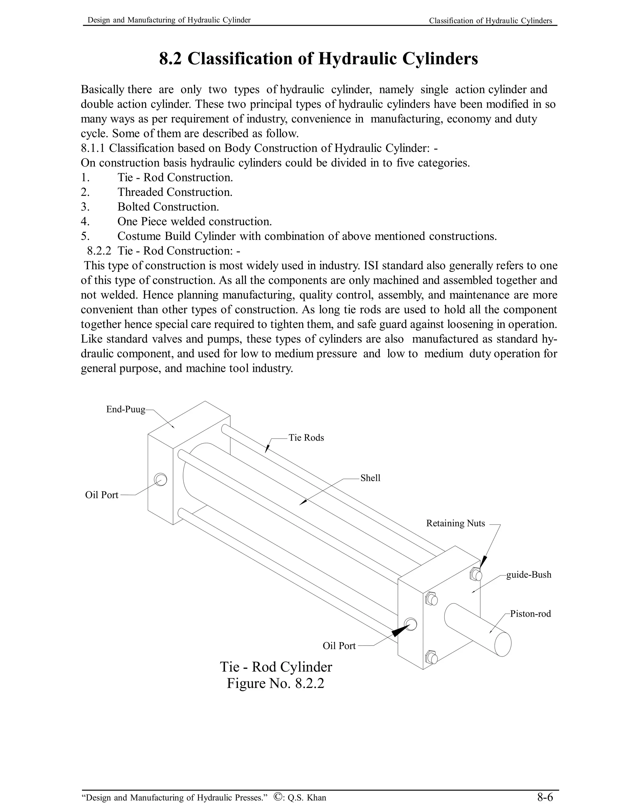 Design and manufacturing of hydraulic cylinders | PDF