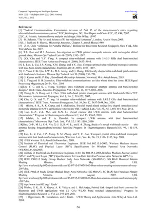 Design and modification of circular monpole uwb antenna for wpan ...