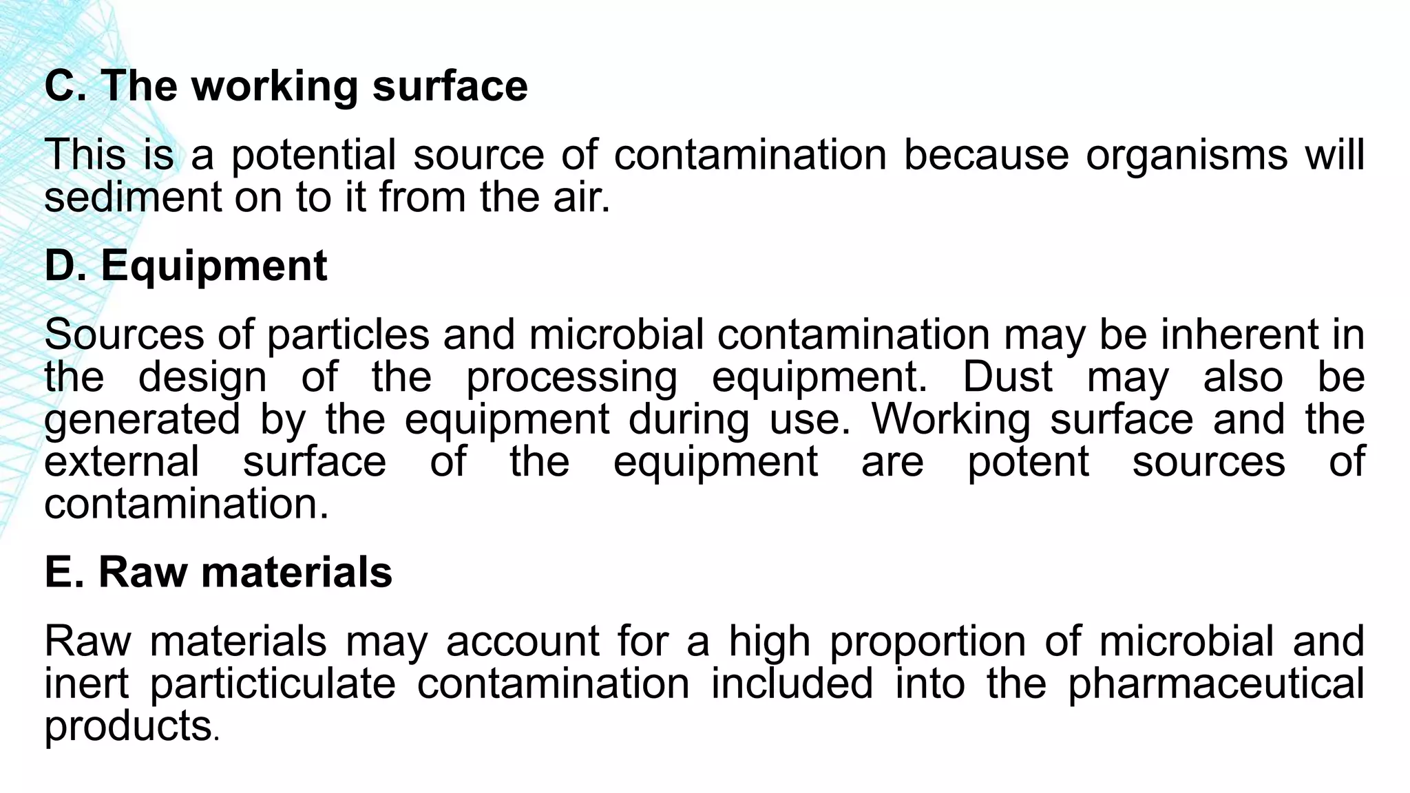 Design and operation of clean room PPT MANIK | PPTX