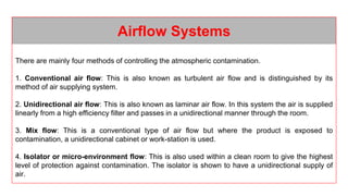 Design and Operations of Clean Room| Pharmacy | PPTX