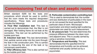 Design and Operations of Clean Room| Pharmacy | PPTX