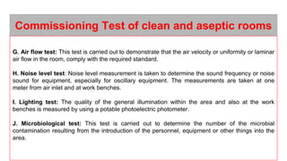 Design and Operations of Clean Room| Pharmacy | PPTX