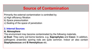 Design and Operations of Clean Room| Pharmacy | PPTX